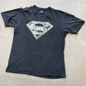 DC Comics | Shirts | Mens Vintage Dc Comics Y2k Superman Money Print ...